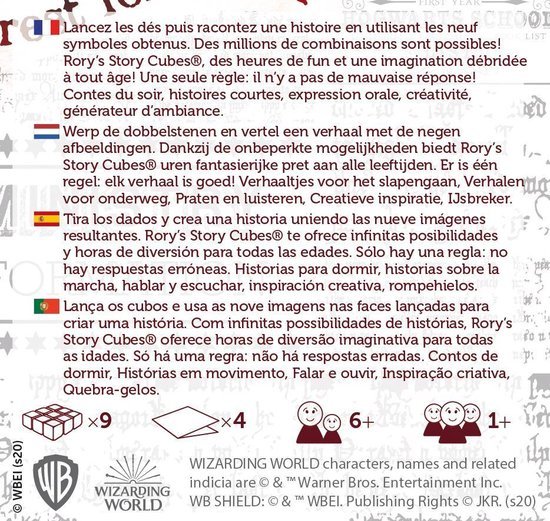 Recensie Story cubes Harry Potter